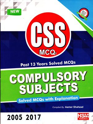 CSS Compulsory Solved MCQs till 2017 Latest Edition By HSM - CSS Point ...