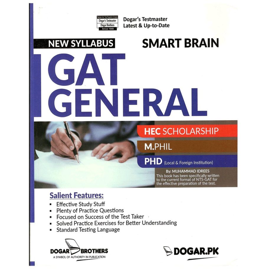 GAT General By Muhammad Idrees Dogar Brothers - CSS Point Book Store