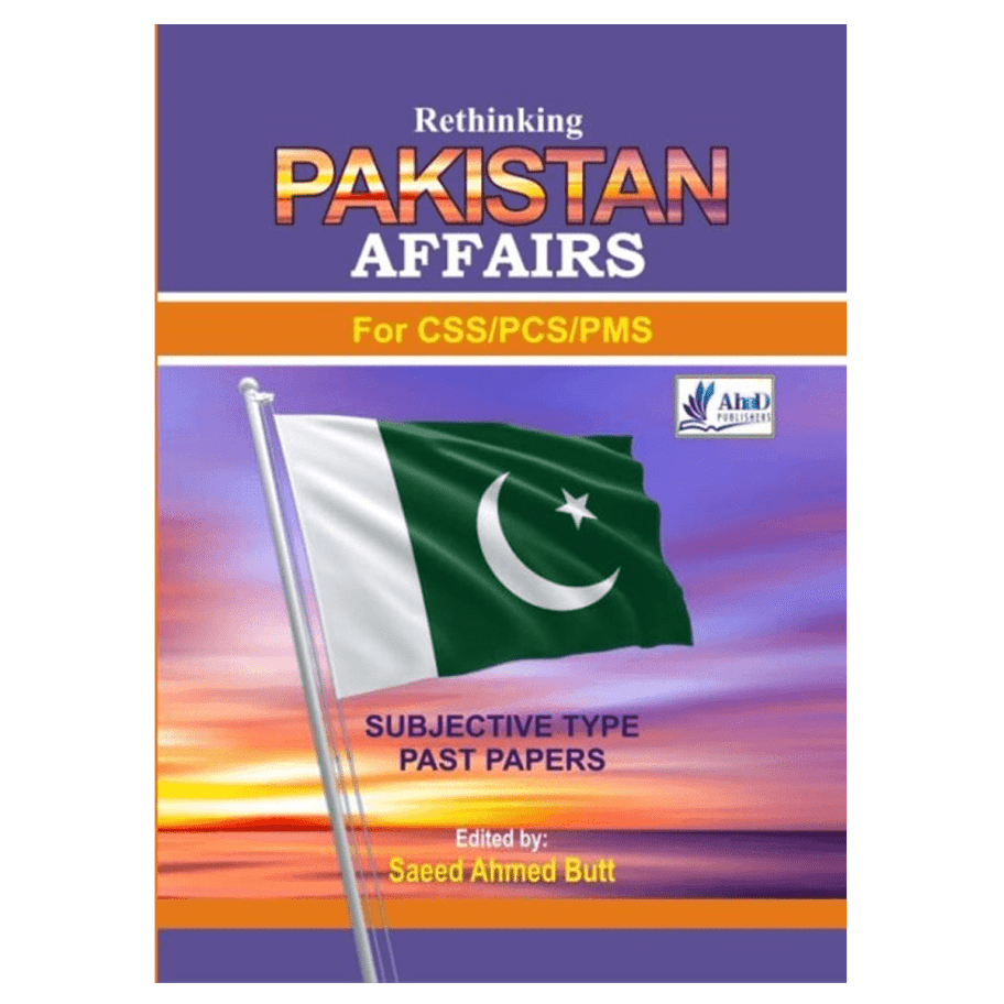 Rethinking of Pakistan By Saeed Ahmed Butt - CSS Point Book Store